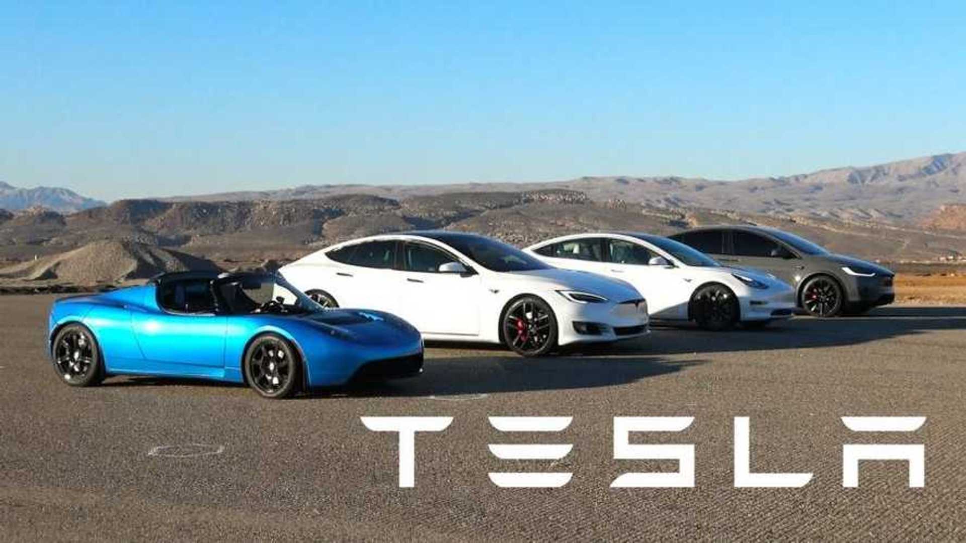 Tesla Savaşları: Model S, 3, X ve Roadster Drag Yarışında