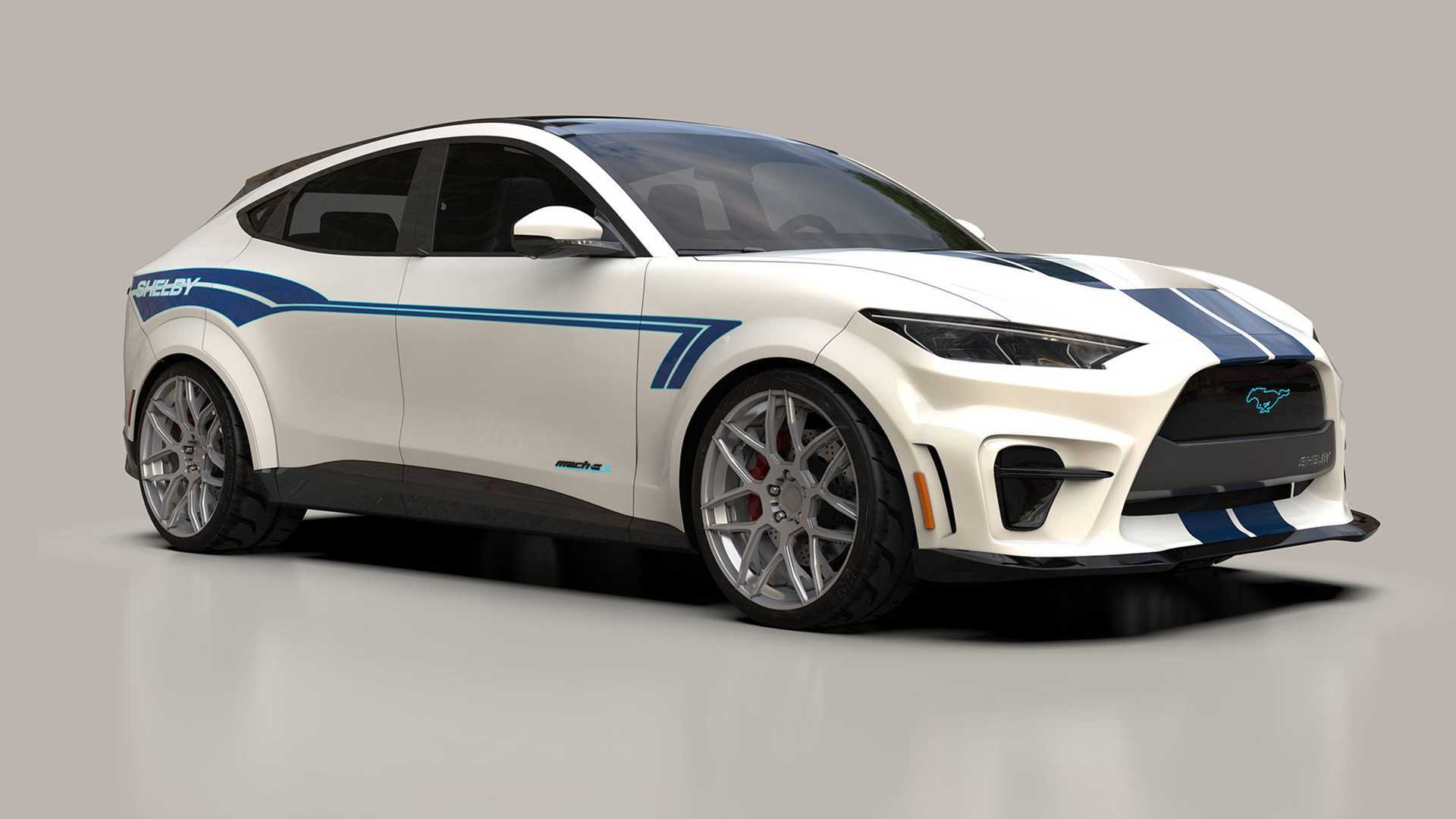 Ford Mustang Mach E Gets Shelby Treatment For SEMA Ford Mustang Mach E Gets Shelby Treatment For SEMA
