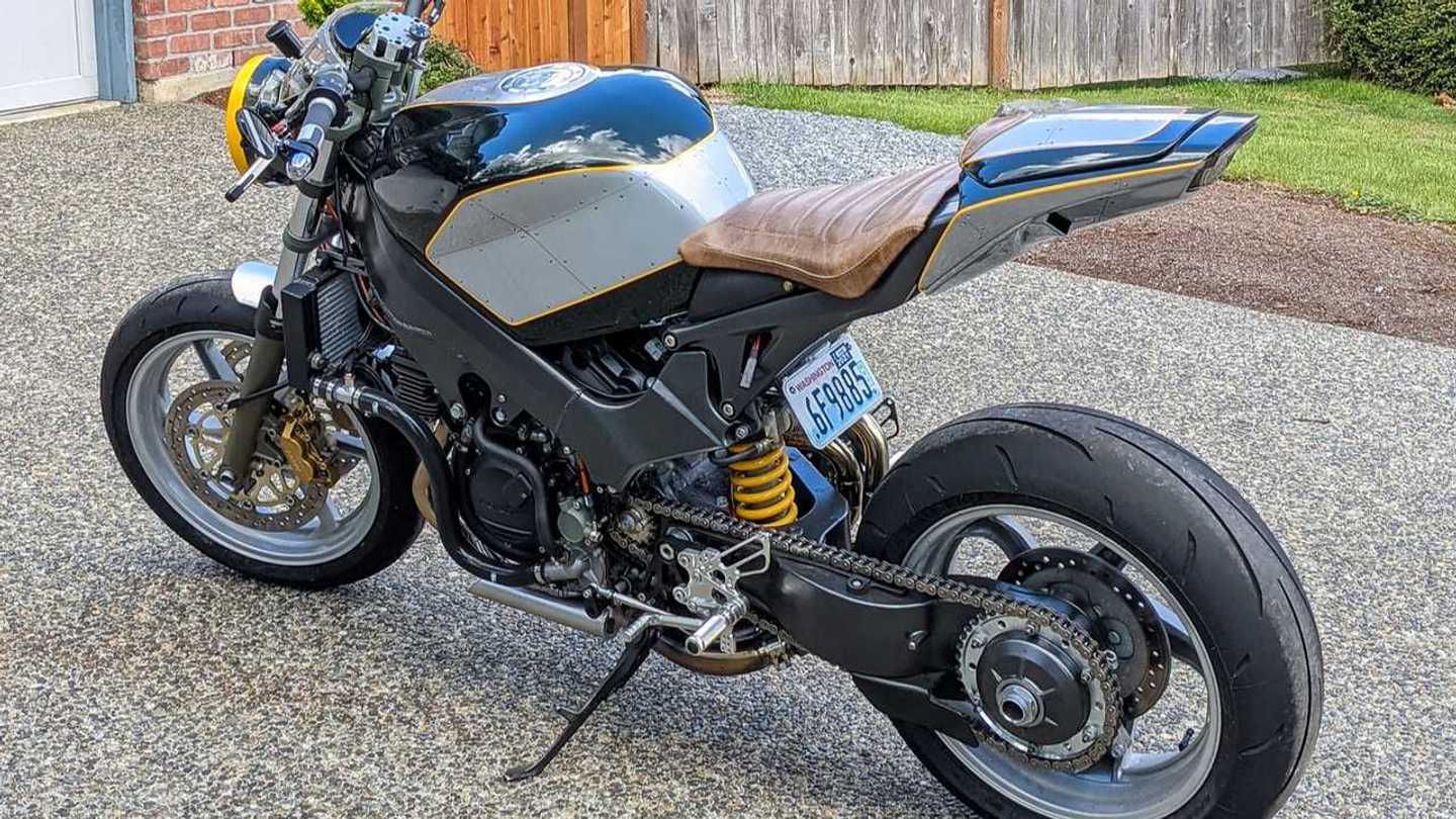 This Custom 1999 Honda VFR800 Warbird Can Be Yours