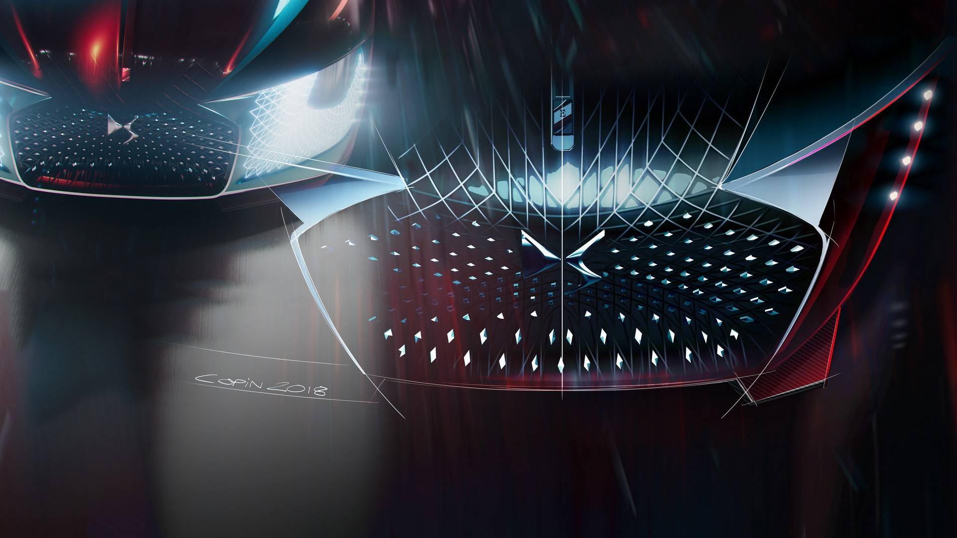 DS X E-Tense é um belo esportivo elétrico de 1.360 cv para 2035