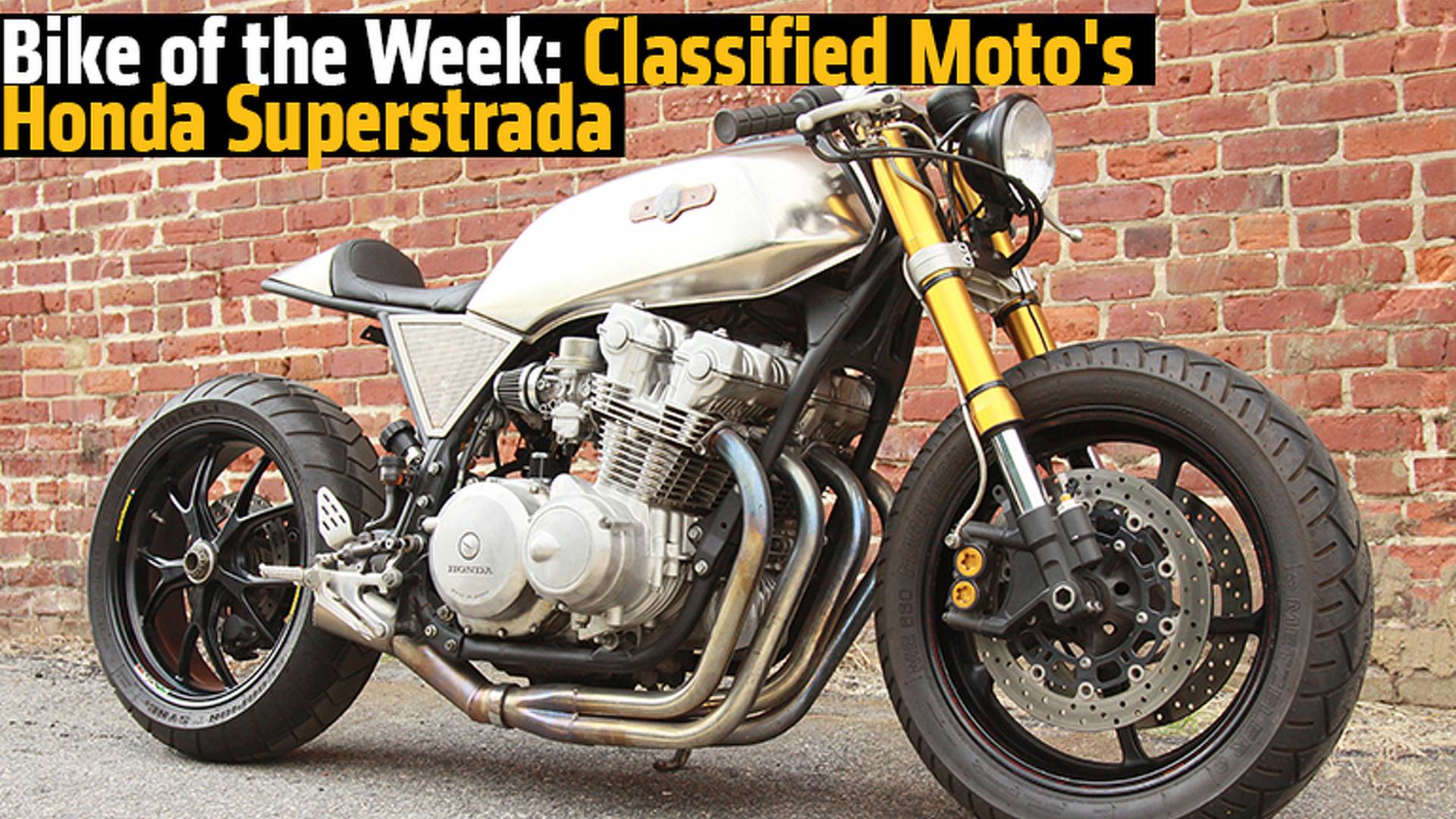 Bike of the Week: Classified Moto's Honda Superstrada