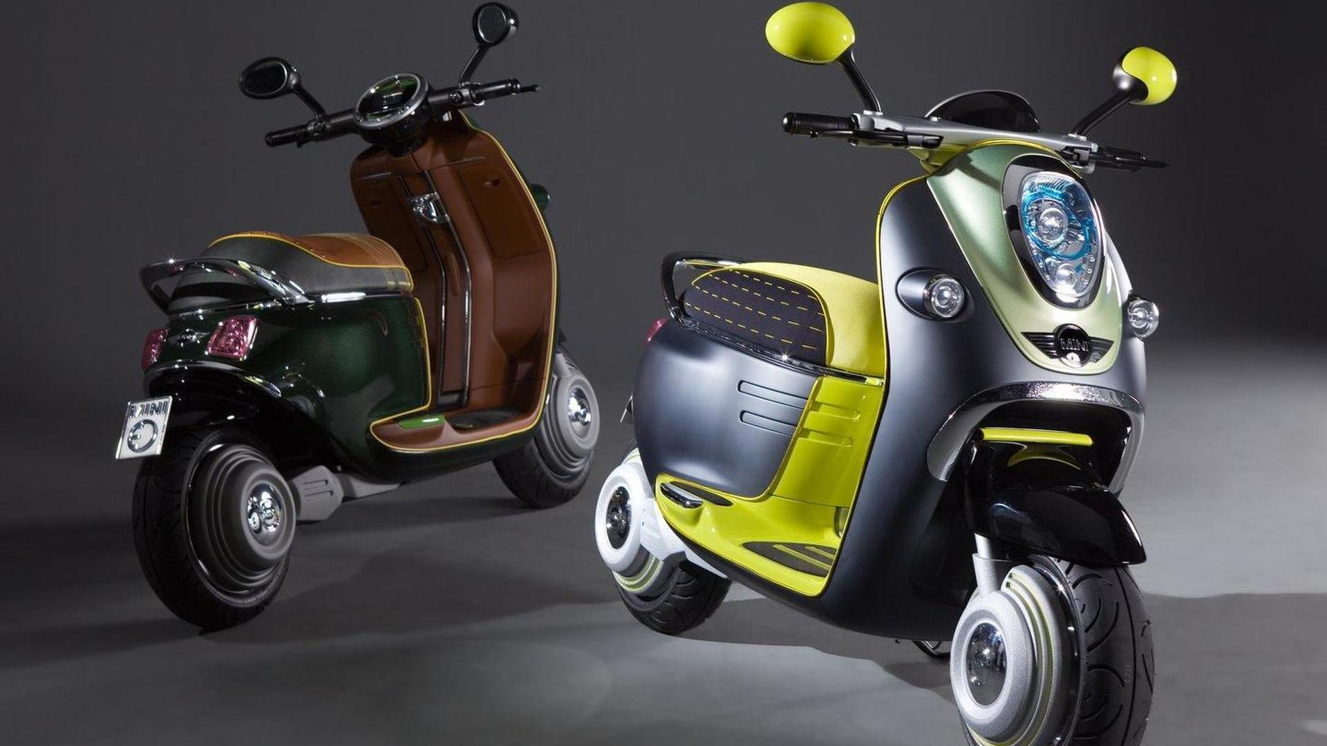 Mini Scooter E Concept é moto elétrica que liga via smartphone