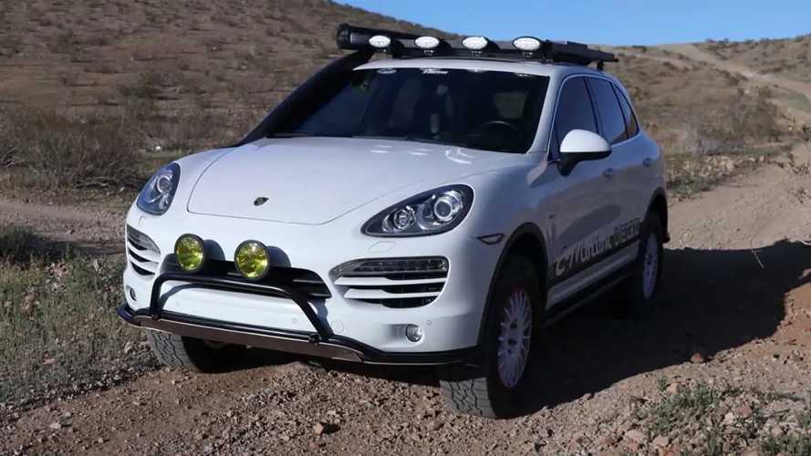 Watch This Porsche Cayenne Diesel Overlander Drive Like A Rally Car
