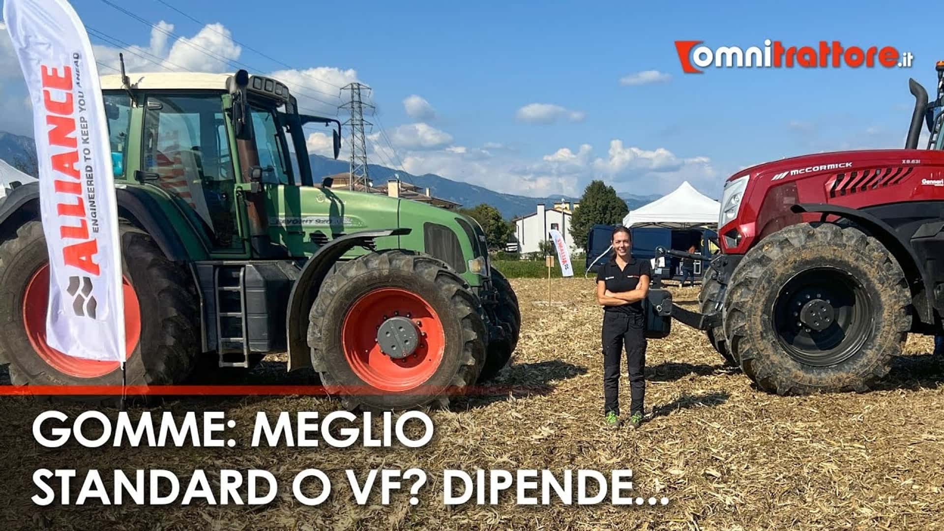 Alliance e Giulia Tonello: gomme trattore standard e VF