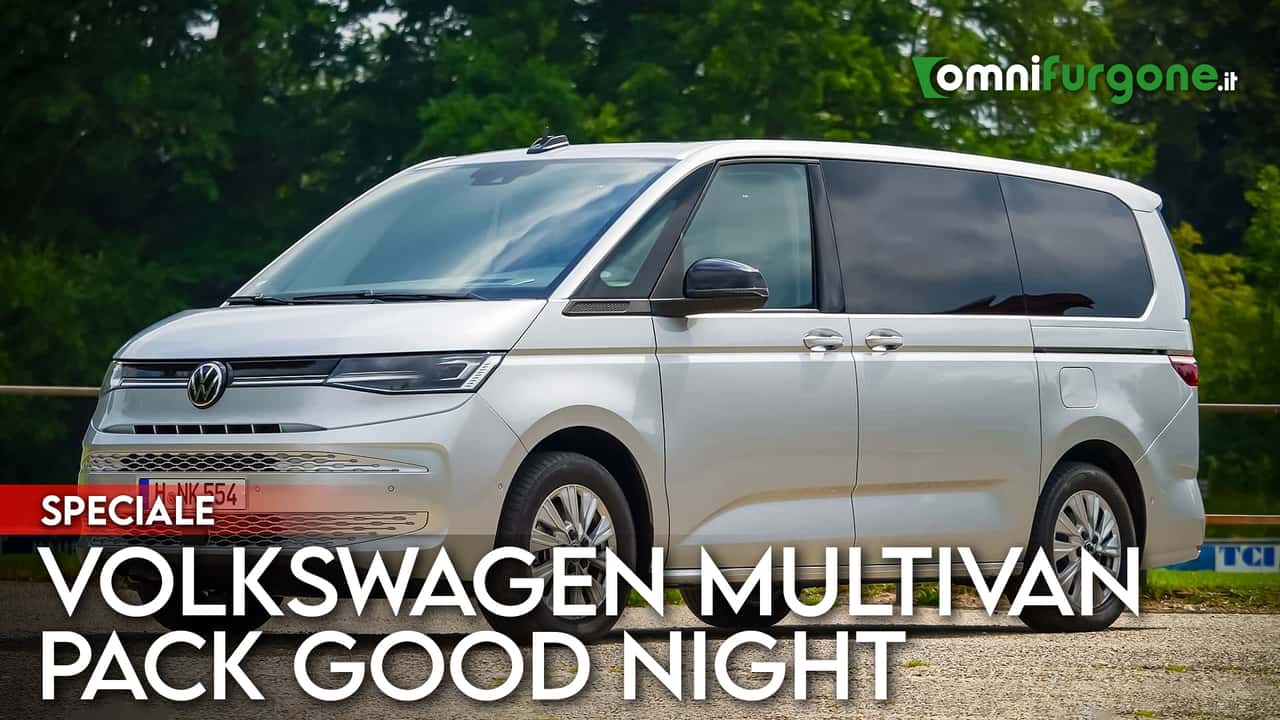 Volkswagen T7 Multivan con pacchetto Good Night, la prova