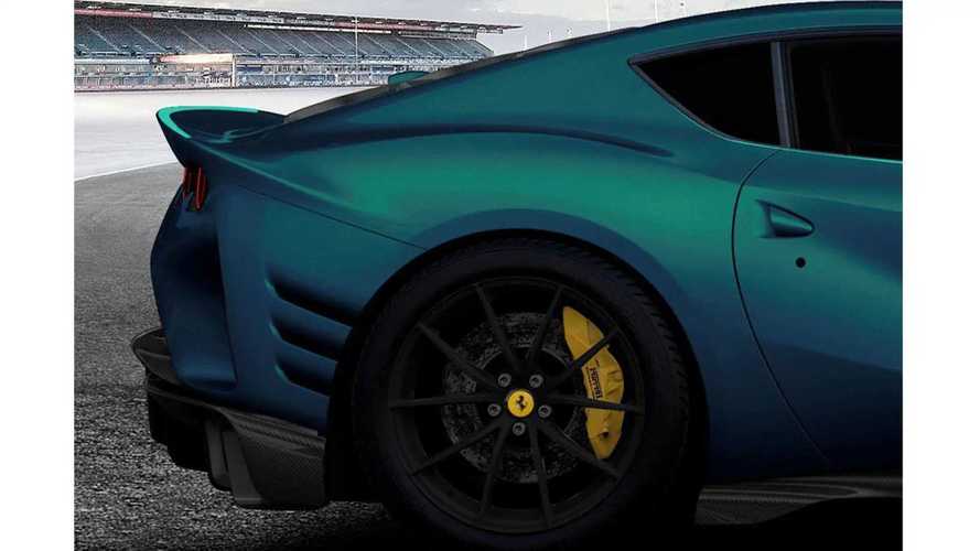 Ferrari 812 Competizione A Tampil Kece dengan Cat Blu Capri