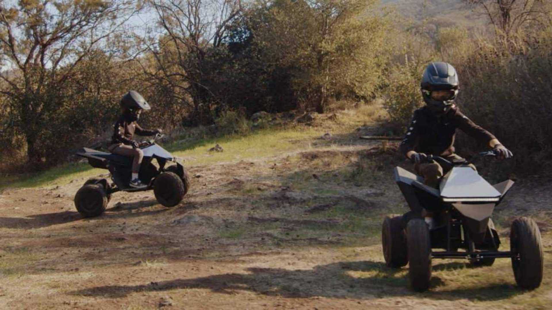Would You Let Your Kids Ride Tesla's New Cyberquad?