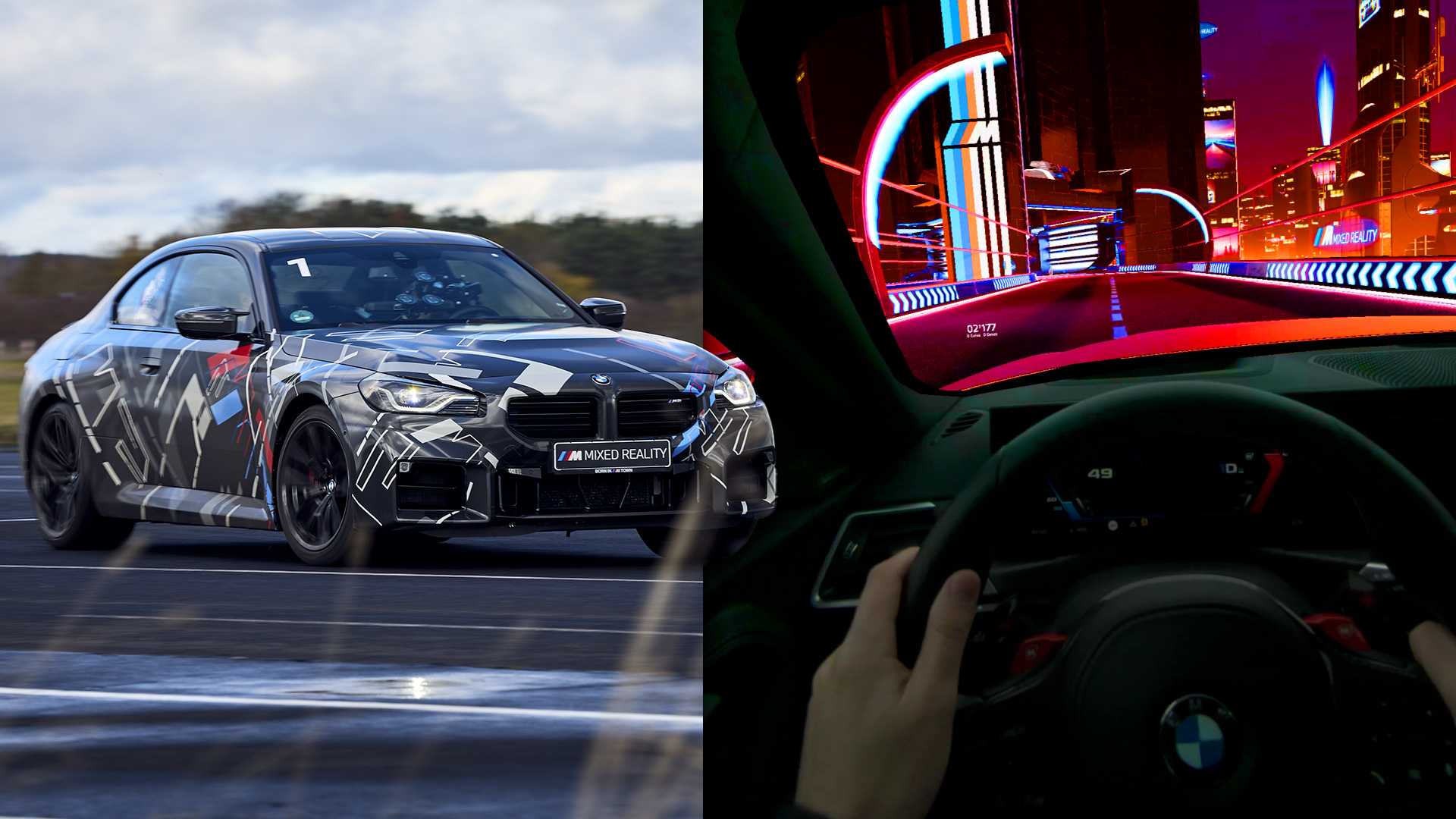 BMW, esperienza incredibile con realtà virtuale e una M2 vera