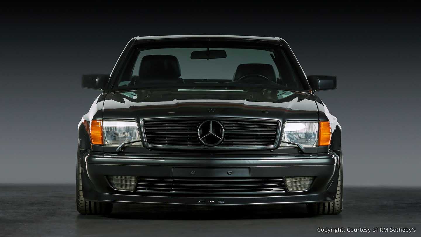 Este Mercedes-Benz 560 SEC AMG 6.0 Widebody, vendido por 680.000 euros