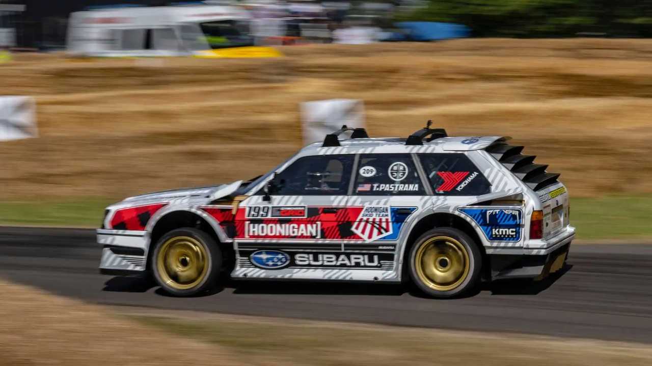 Gymkhana 2022: Travis Pastrana exprime su Subaru familiar de 874 CV