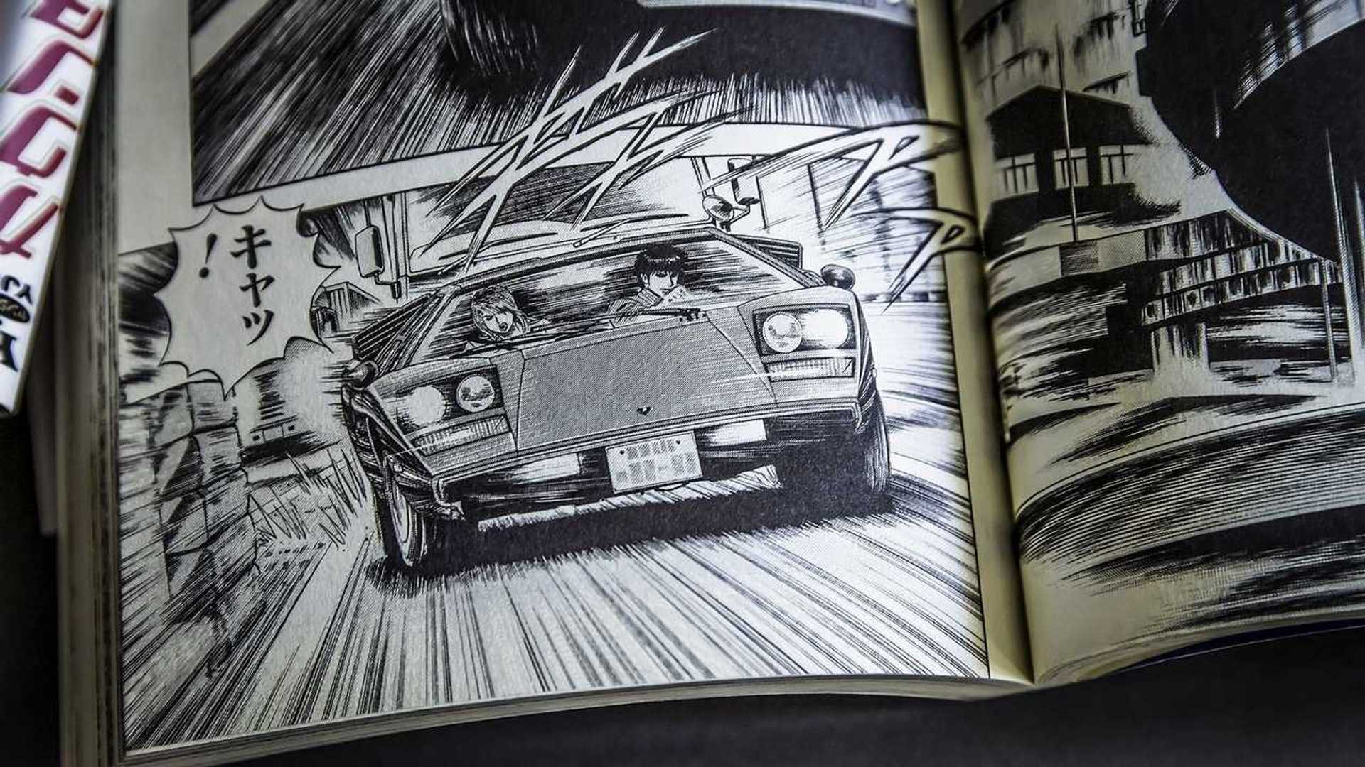 Lamborghini Countach, la regina dei Manga giapponesi