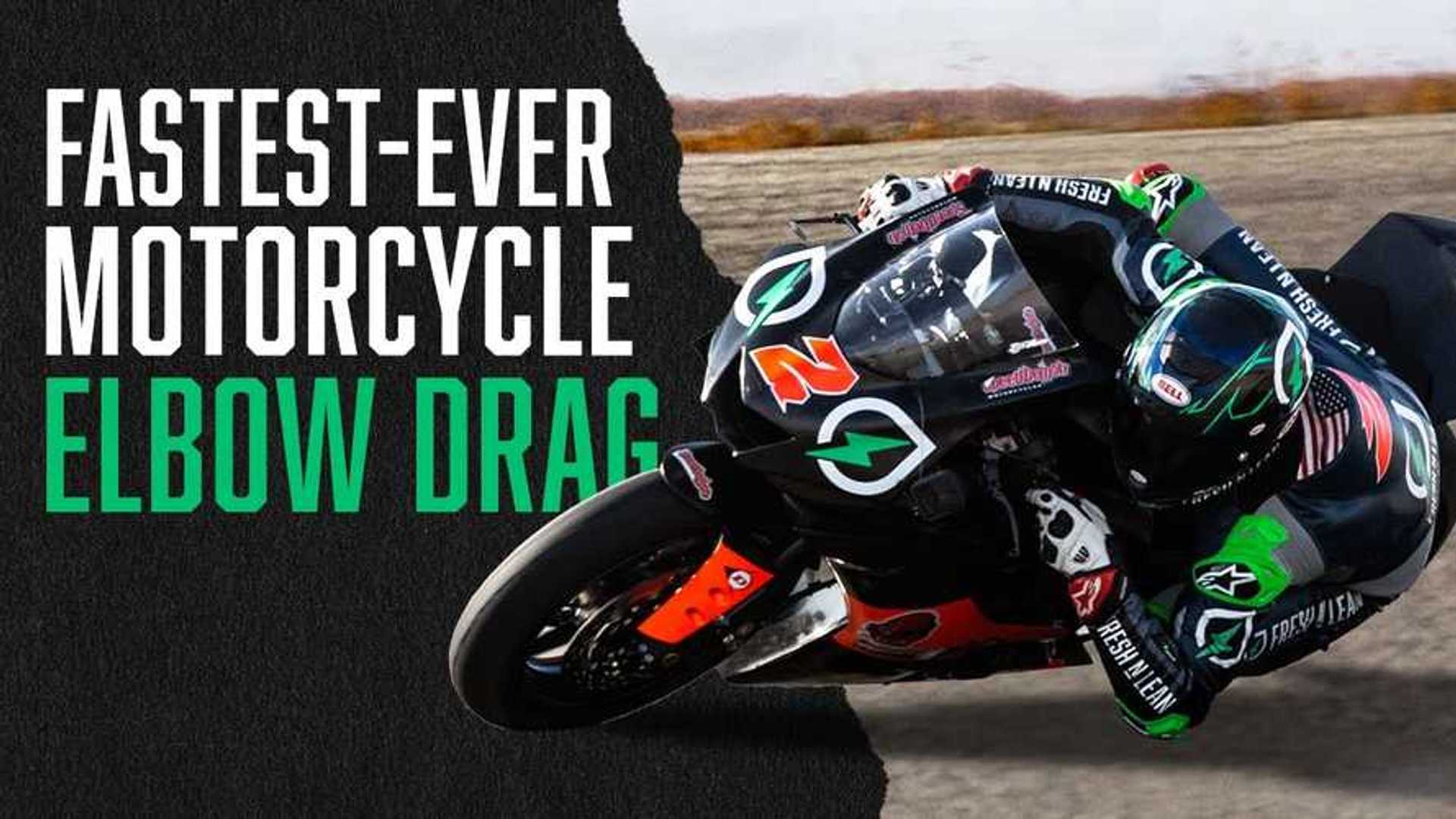 Josh Herrin Sets World Record For Fastest Motorcycle Elbow Drag