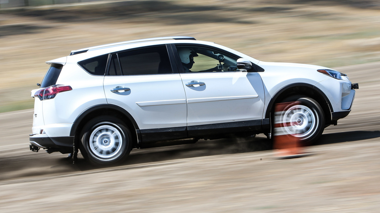 Getting dirty and sideways in a pair of rally-ready Toyota RAV4s