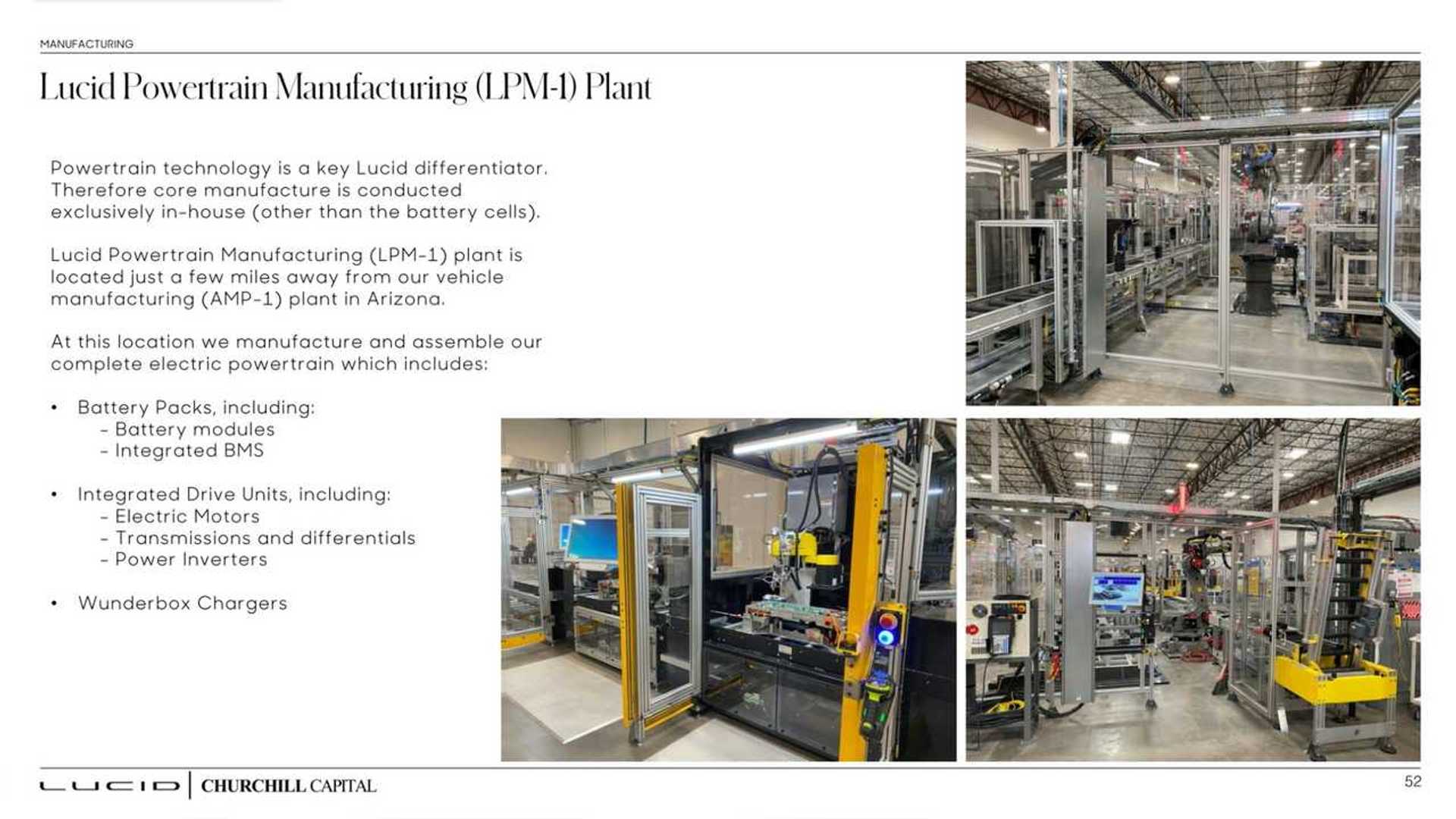 Lucid Will Start Manufacturing Career With Two Plants: AMP-1 And LPM-1