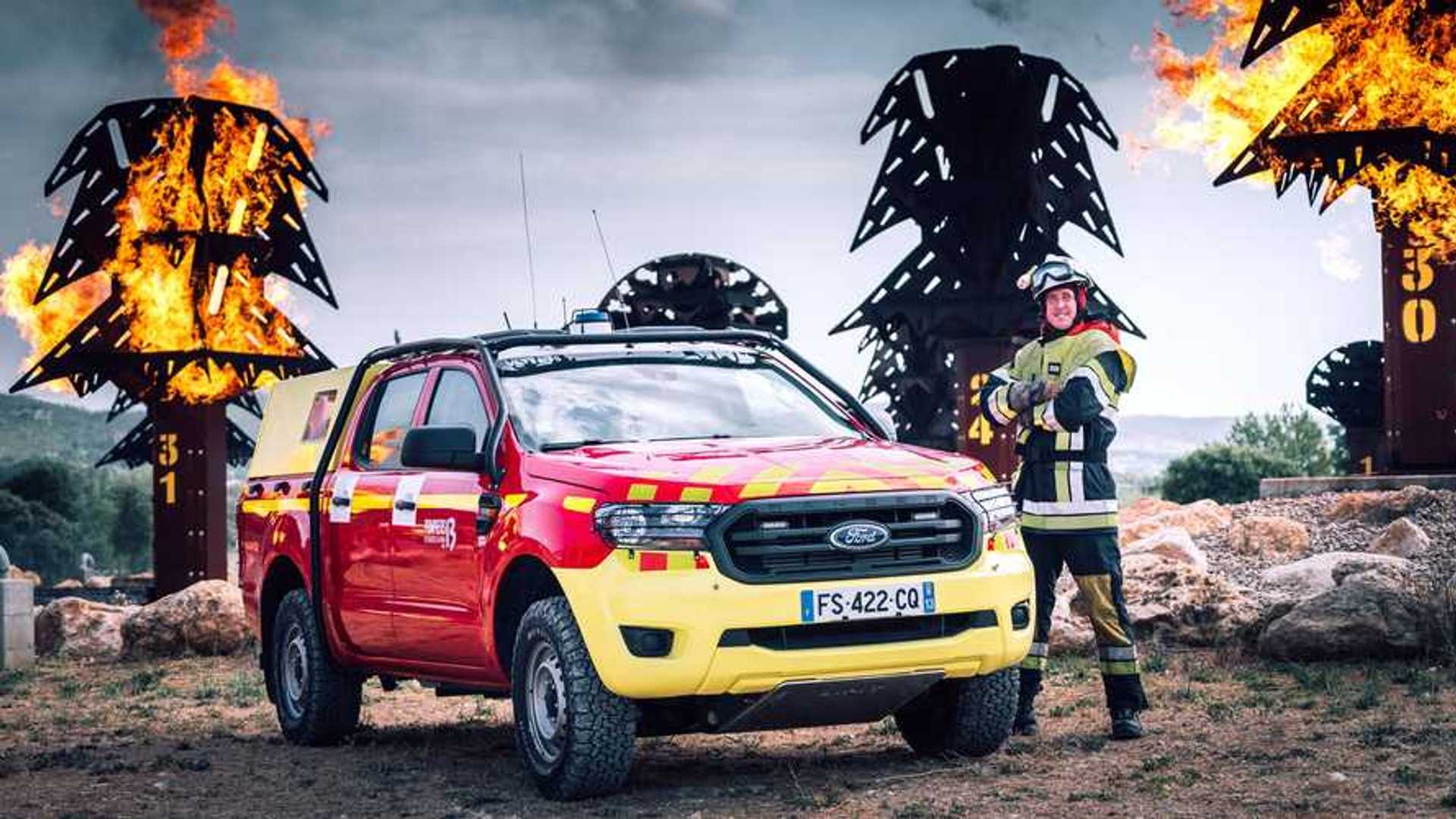 Ford Lifesavers: Ranger; vigili del fuoco; Francia; incendi