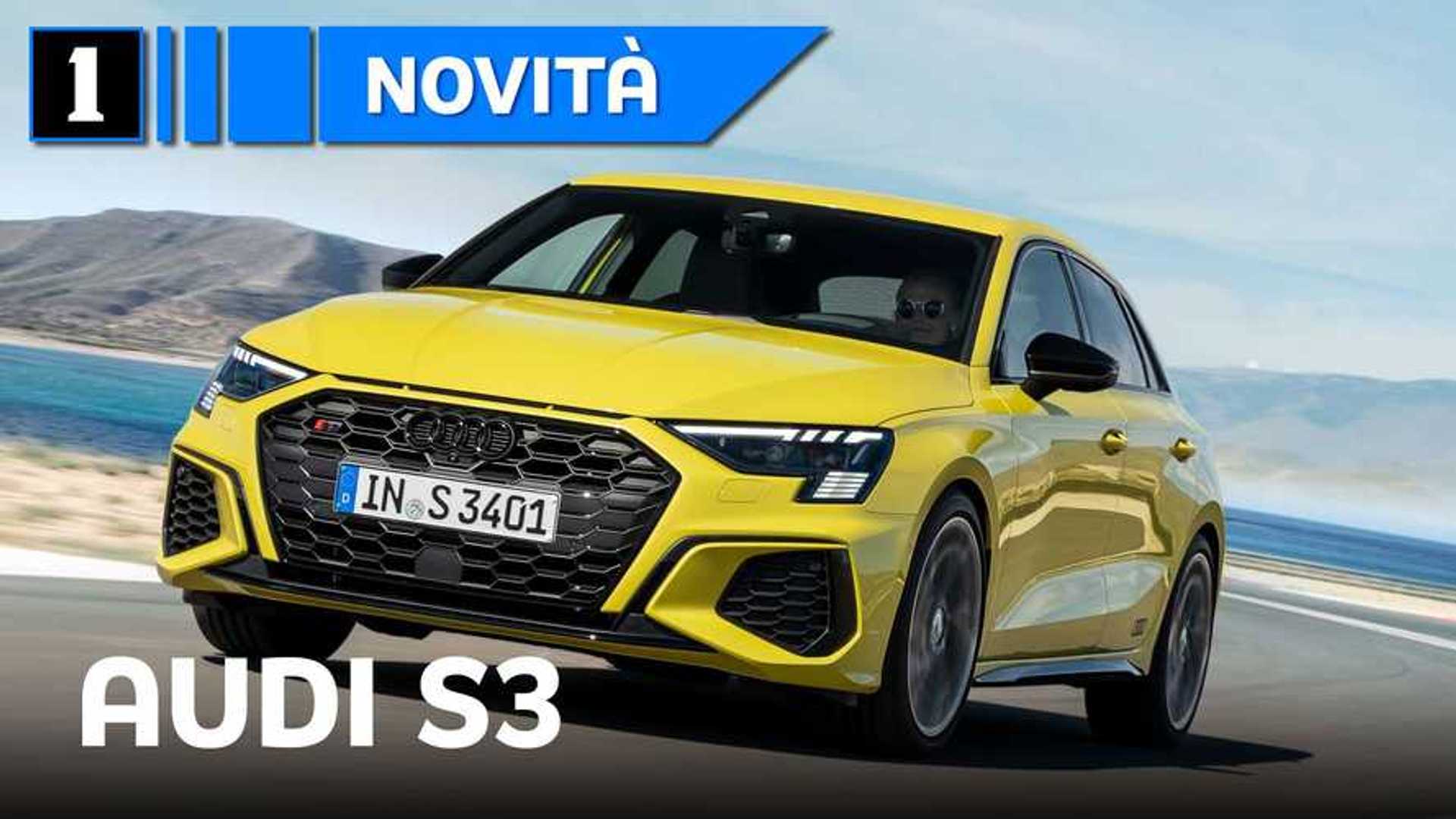 Nuova Audi S3, 310 CV e trazione integrale (aspettando la RS3)