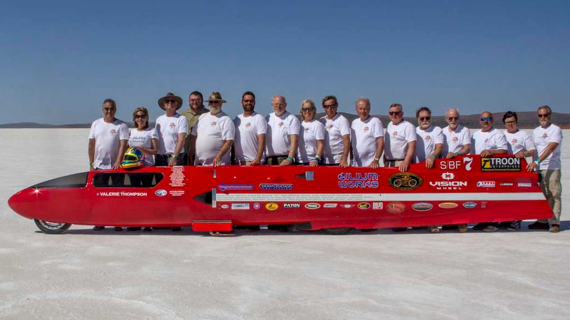 Land Speed Record Holder Valerie Thompson Leaves BUB 7 Team