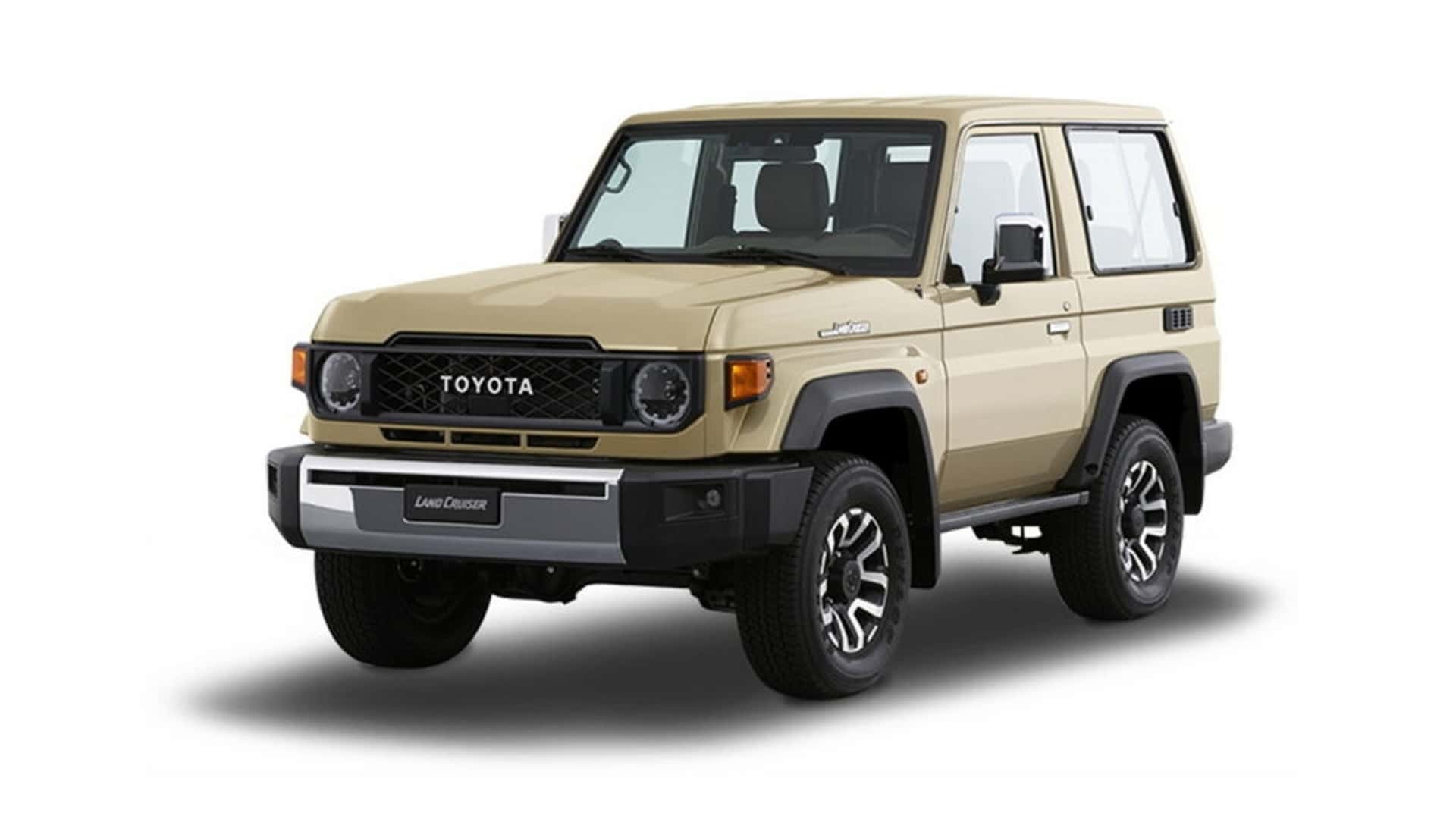 Makyajlı Toyota Land Cruiser'ın üç kapılı versiyonu tanıtıldı