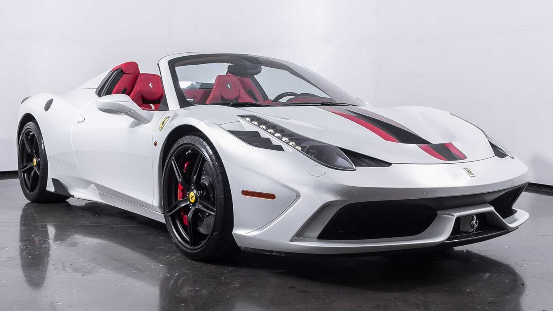 Ferrari 458 Italia White Convertible