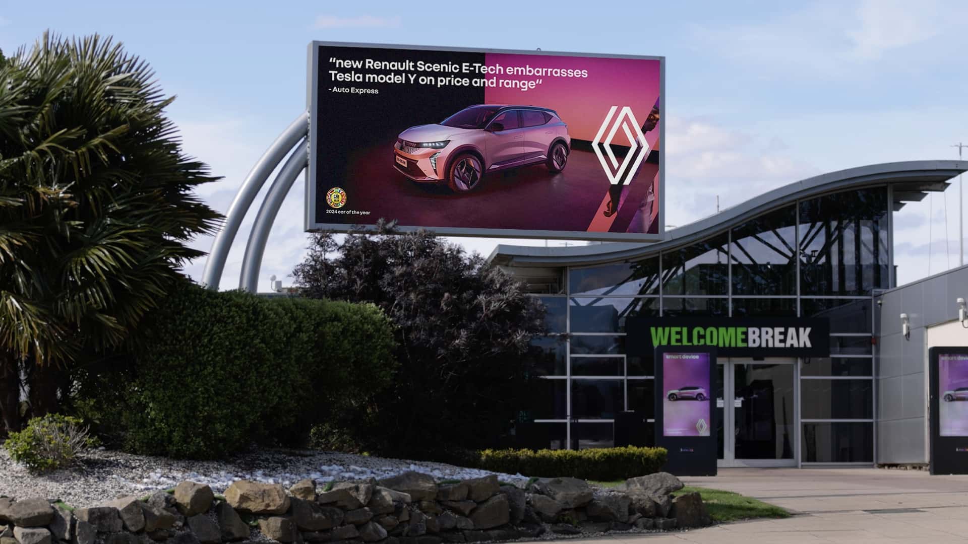 Renault’s cheeky billboards in the UK give Tesla drivers a humorous ...
