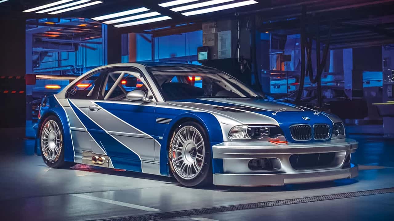 BMW M3 GTR aus Need for Speed Most Wanted: Gaming-Ikone wird real