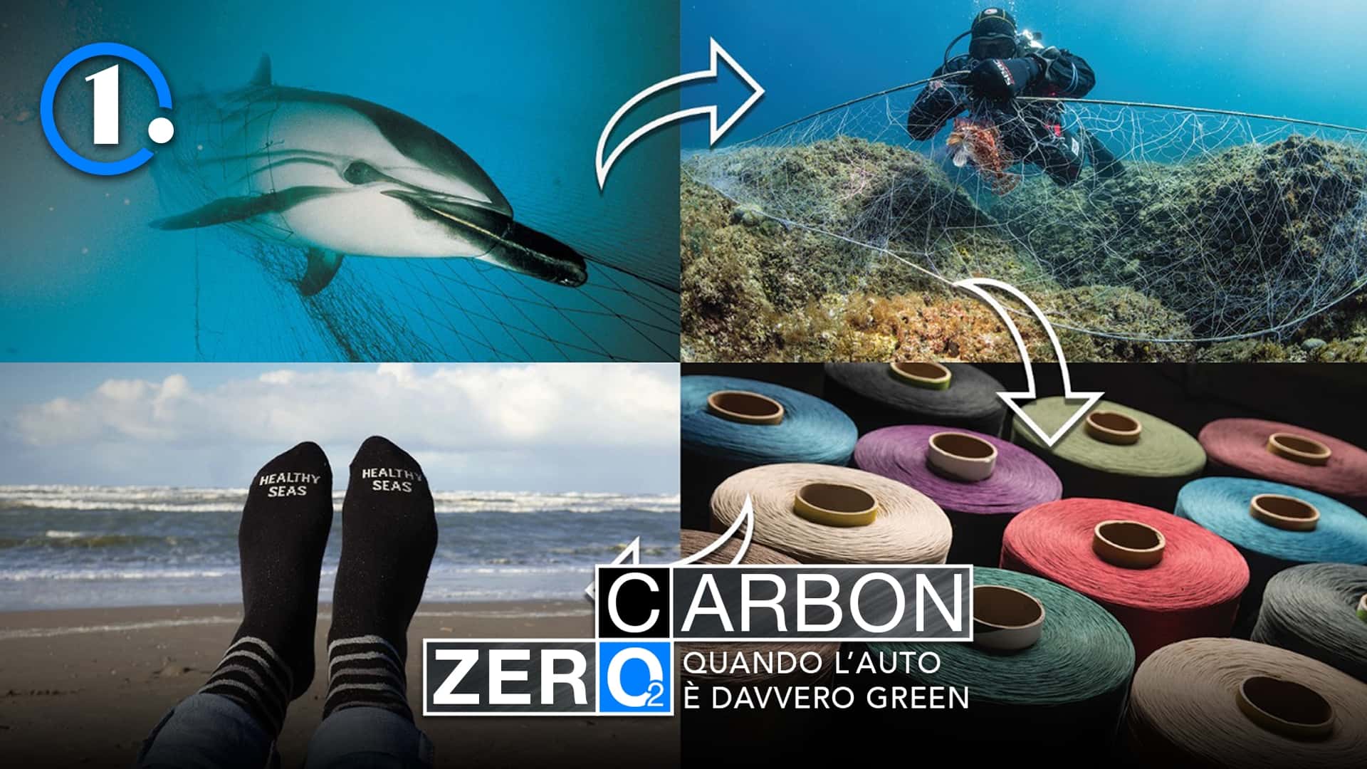 Non solo plastica da reti da pesca: i materiali salva-oceano