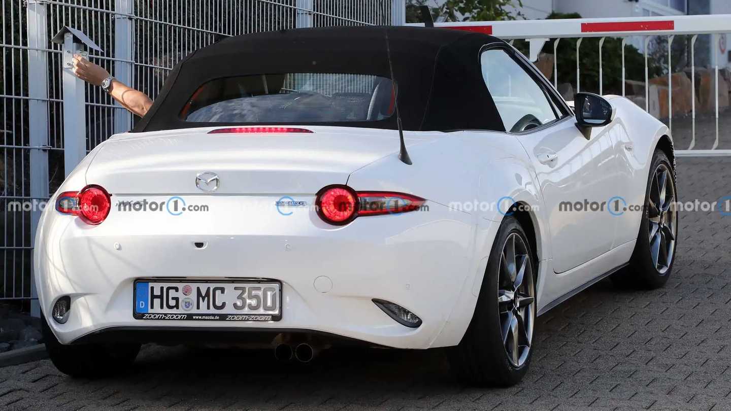 2024 Mazda MX-5 Test Mule Spied Looking Like The Happiest Car Ever