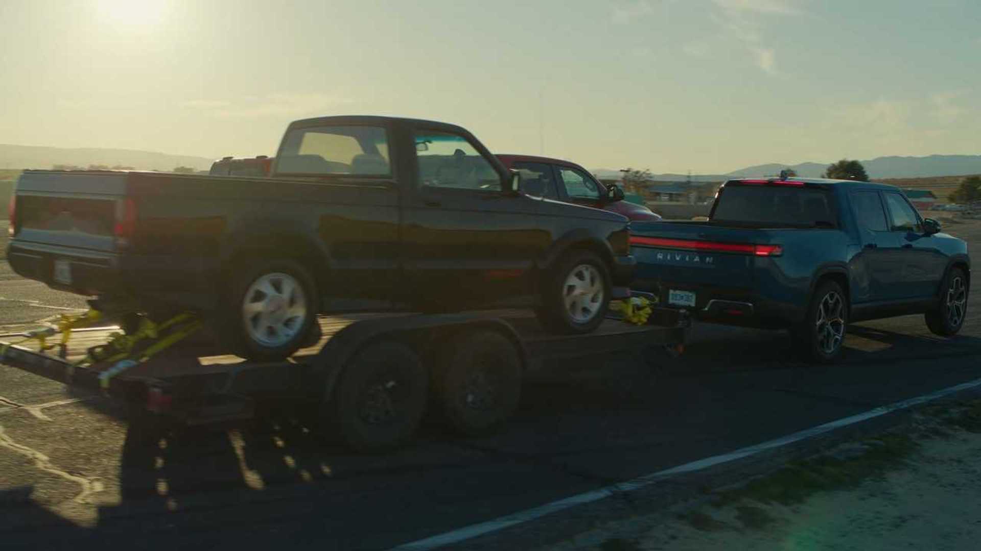 Watch Rivian R1T Vs Ram TRX Vs Ford Raptor Vs GMC Syclone