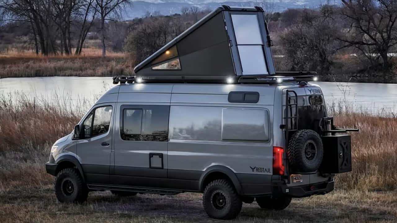 Looking for a luxury camper van? Check out the Redtail Overland