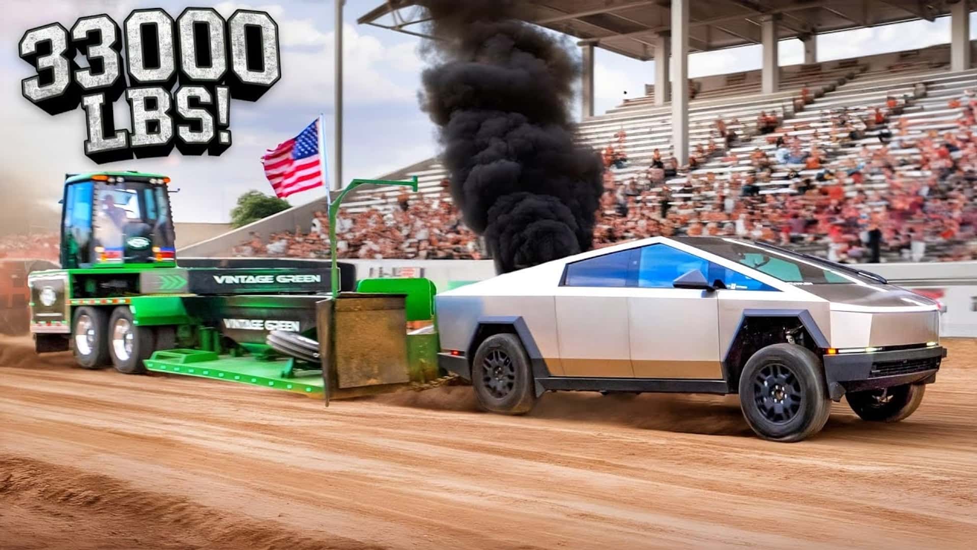 Tesla Cybertruck Attends Tractor Pull, Is Told To 'Go Back To California'