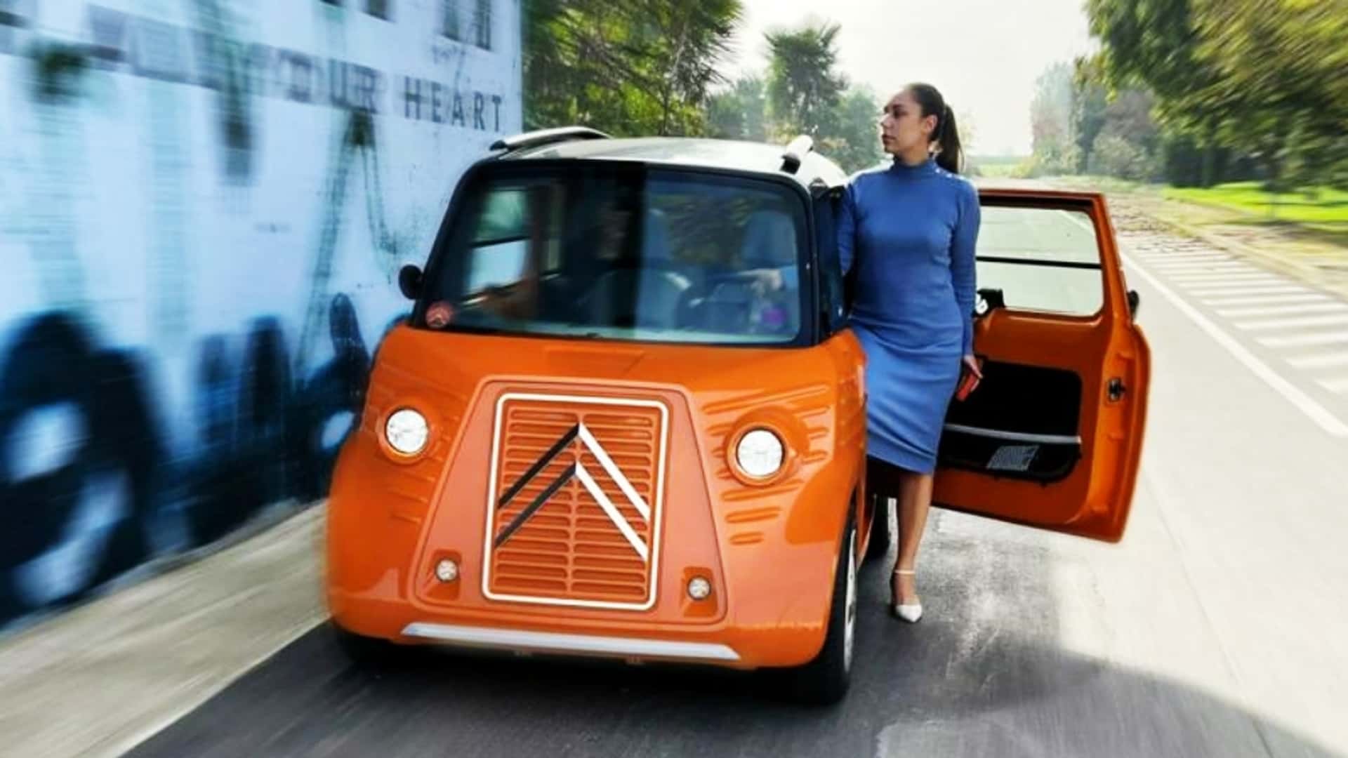 Citroën Ami: kit transforma pequenino elétrico em furgão retrô