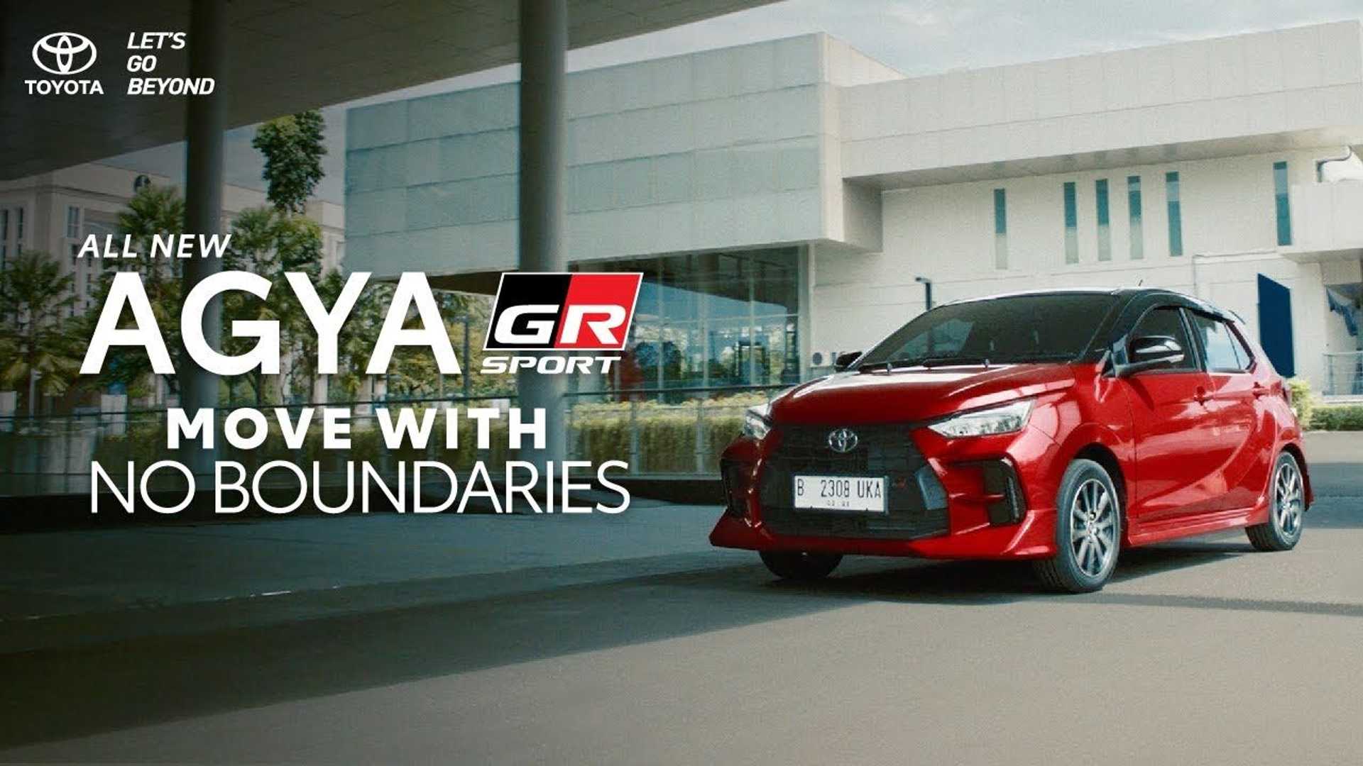 Toyota Agya GR Sport : kit de carrosserie et châssis modifié