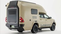 Toyota Hilux Camper Conversion Has a Pop-Up Roof And A Shower