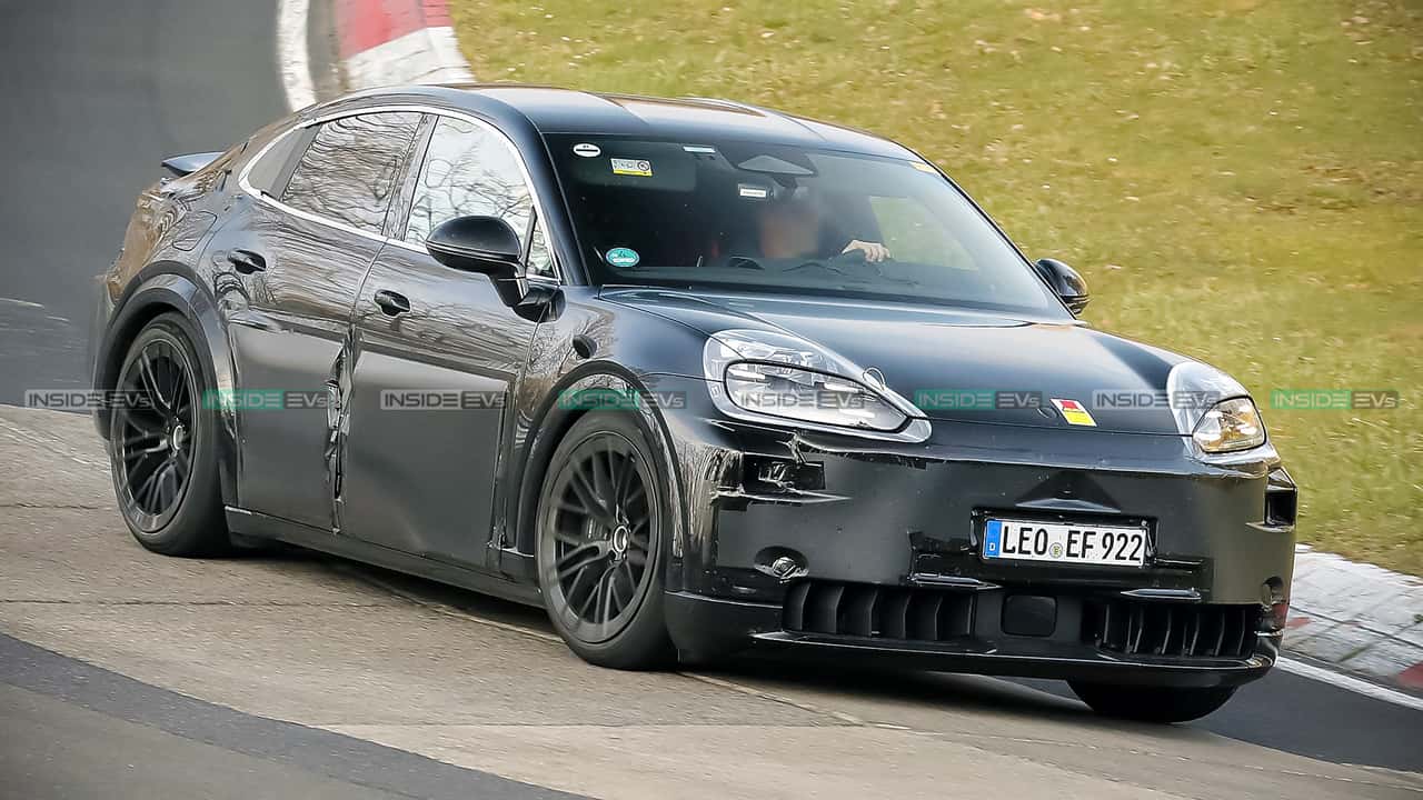 Porsche Cayenne EV Coupé testet auf der Rennstrecke (Update)
