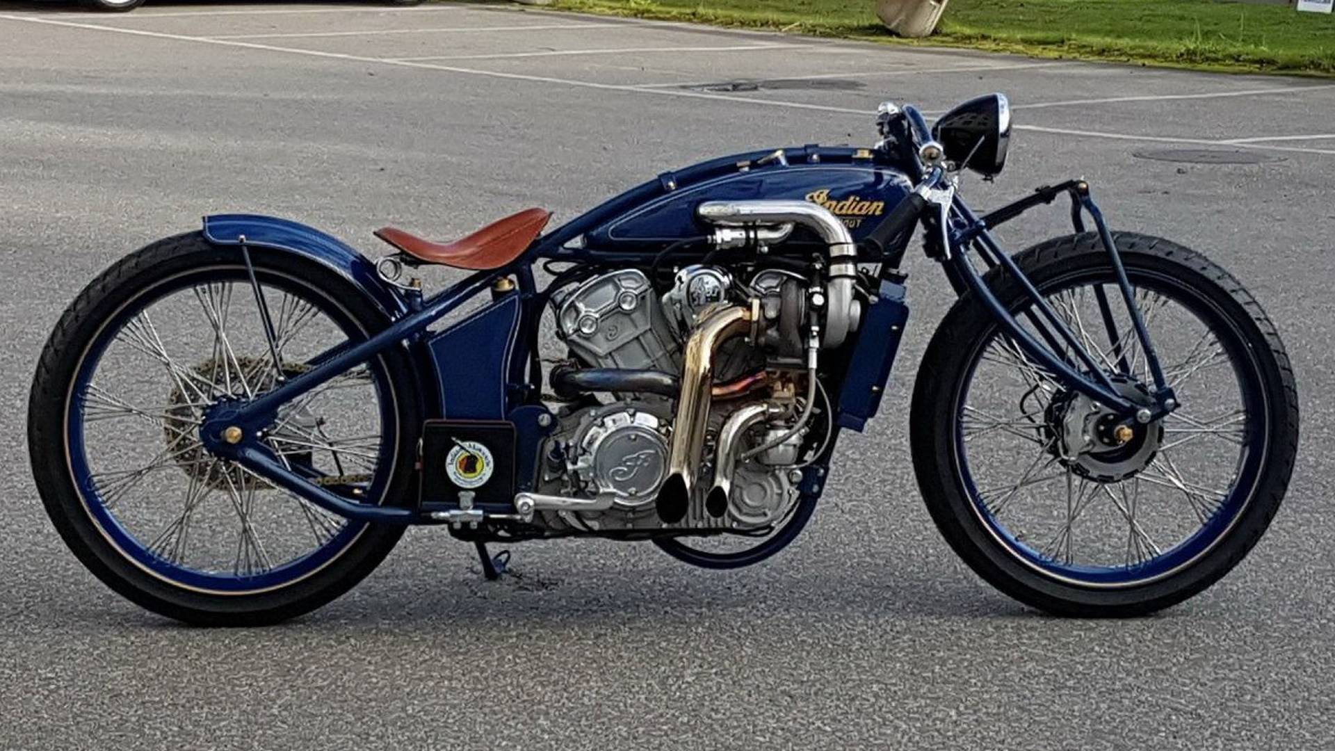 La increíble Indian Super Scout Turbo sueca