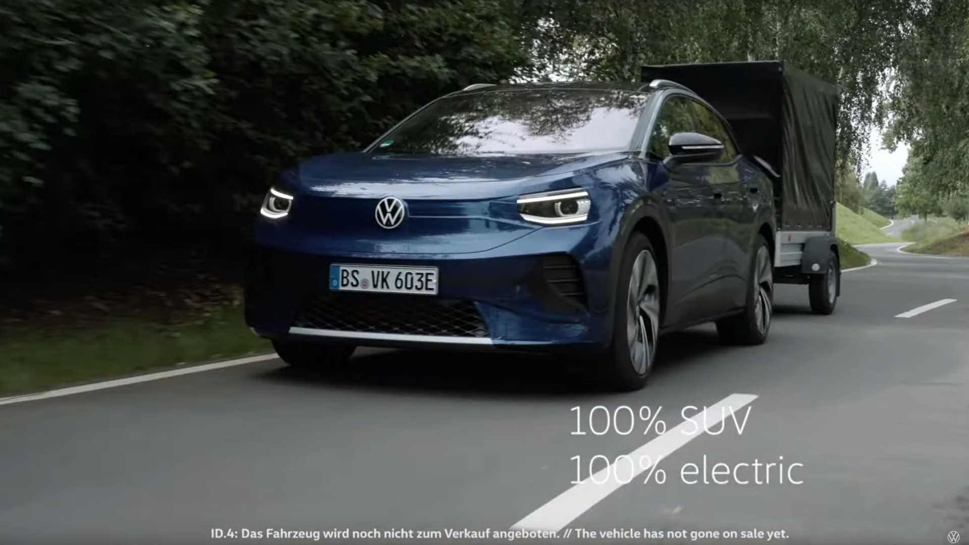 Volkswagen ID.4 com o visual (quase) definitivo aparece em vídeo oficial