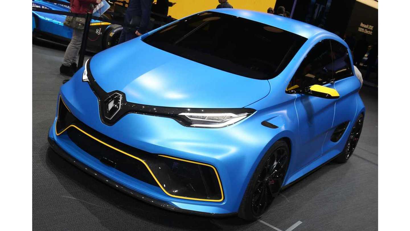 Renault ZOE RS Render Is Tamed Down Version Of E-Sport Concept