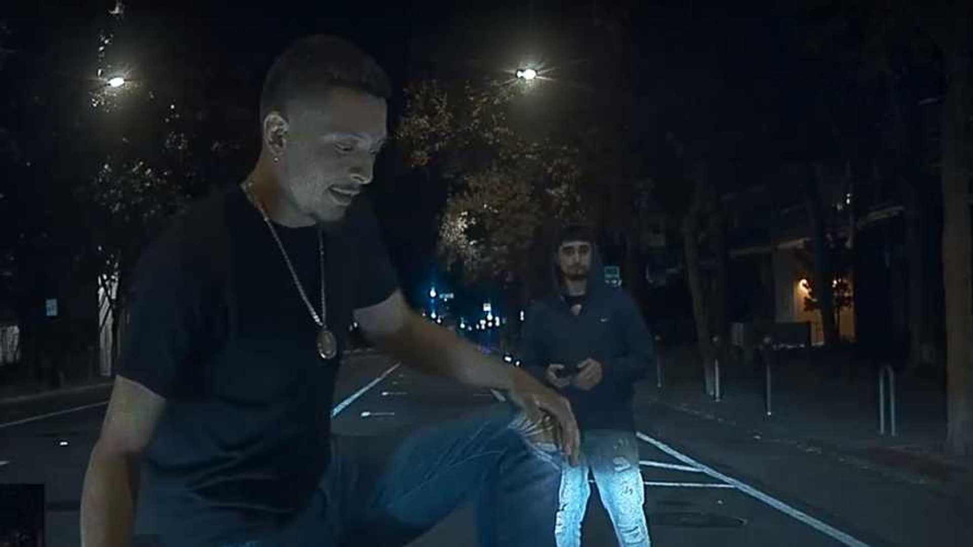 Why Is Harry Potter Taking Pictures Of A Man Standing On A Tesla?