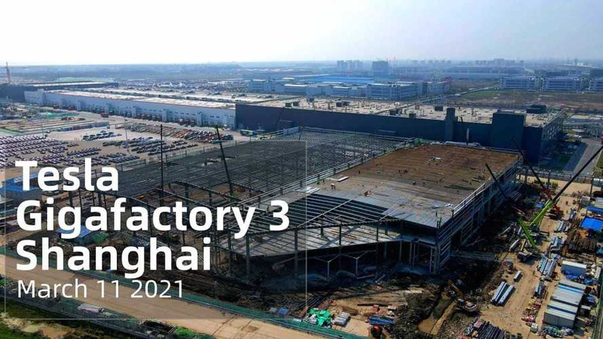 See Tesla Giga Shanghai As Of Mid March 2021