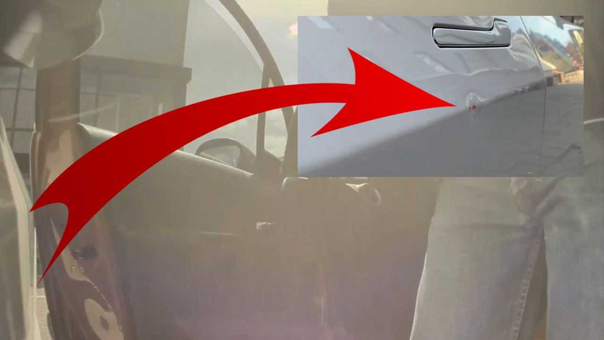 Sentry Mode Hit-And-Run Video Shows Why Parking Properly Is Crucial