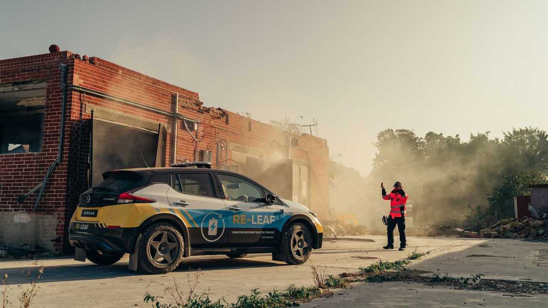 Nissan Re-Leaf is the ideal emergency EV for disaster areas*