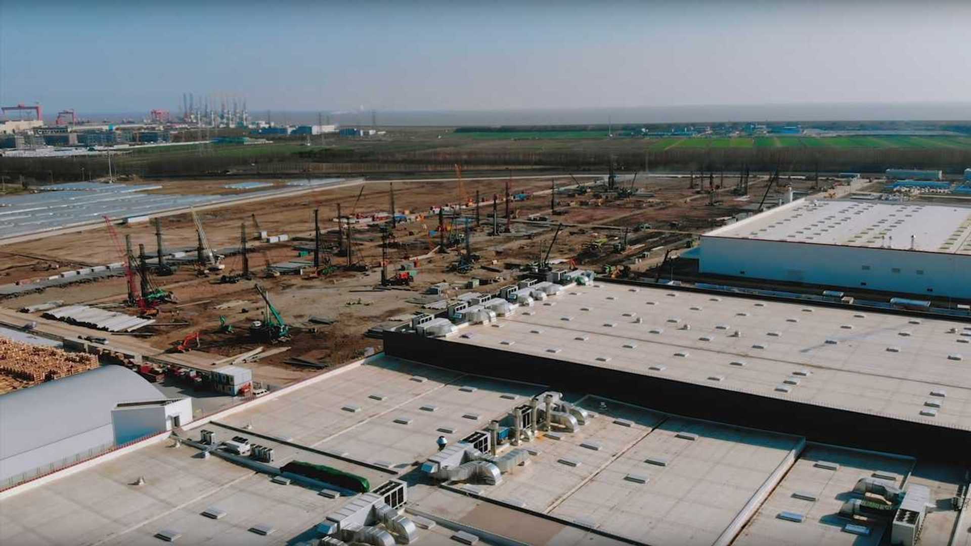 Tesla Gigafactory 3 Construction Progress March 5, 2020: Video