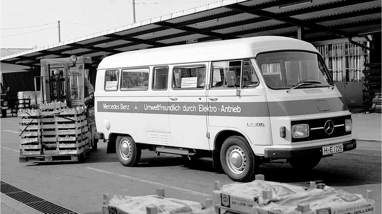 Check Out This Blast From The Past - 1972 Mercedes-Benz LE 306 Electric Van
