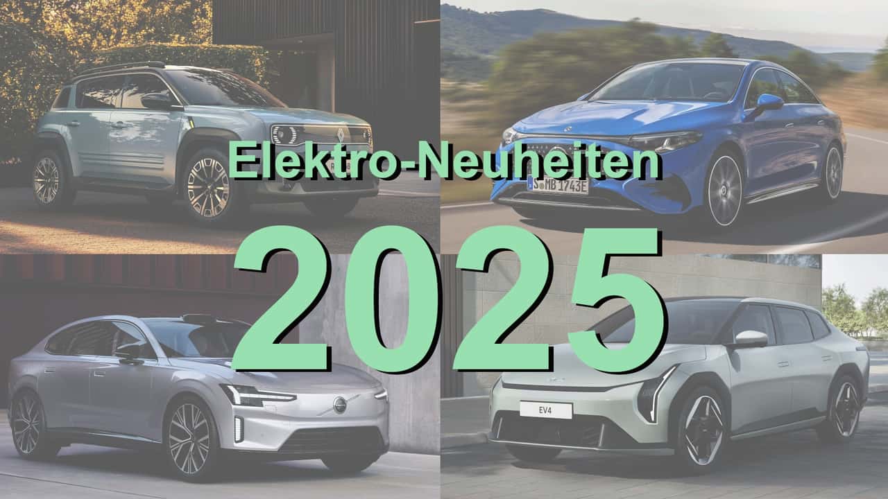 Rückblick auf die Elektroauto-Neuheiten im Jahr 2025