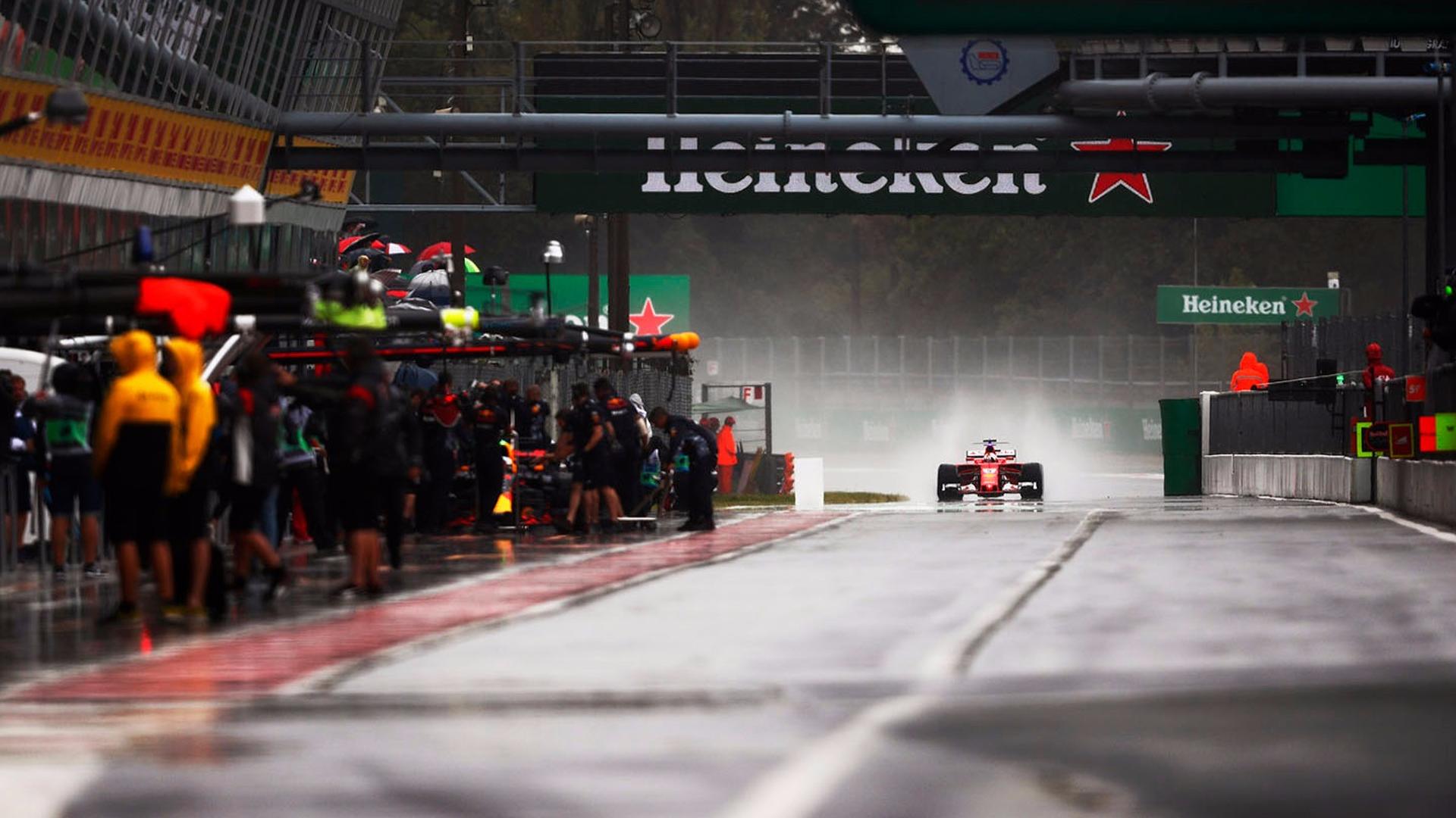 F1 - En qualifs, Hamilton et Ocon brillent sous la pluie de Monza