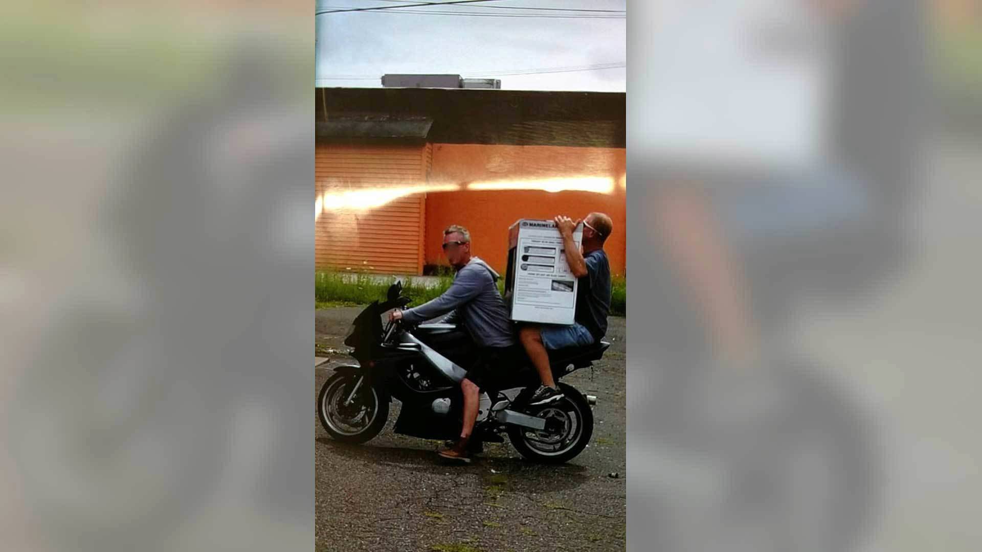 Fish Tank Felons Use Motorcycle for Getaway