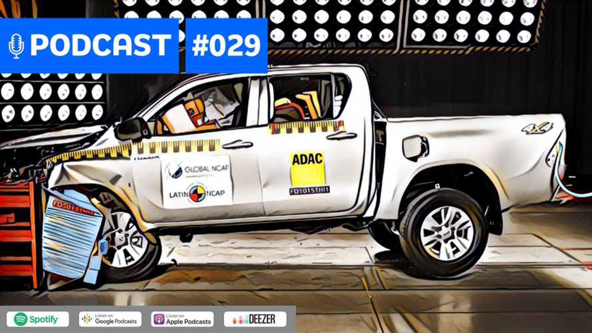 Motor1.com Podcast #29: Toyota Hilux e as 5 estrelas no crash-test