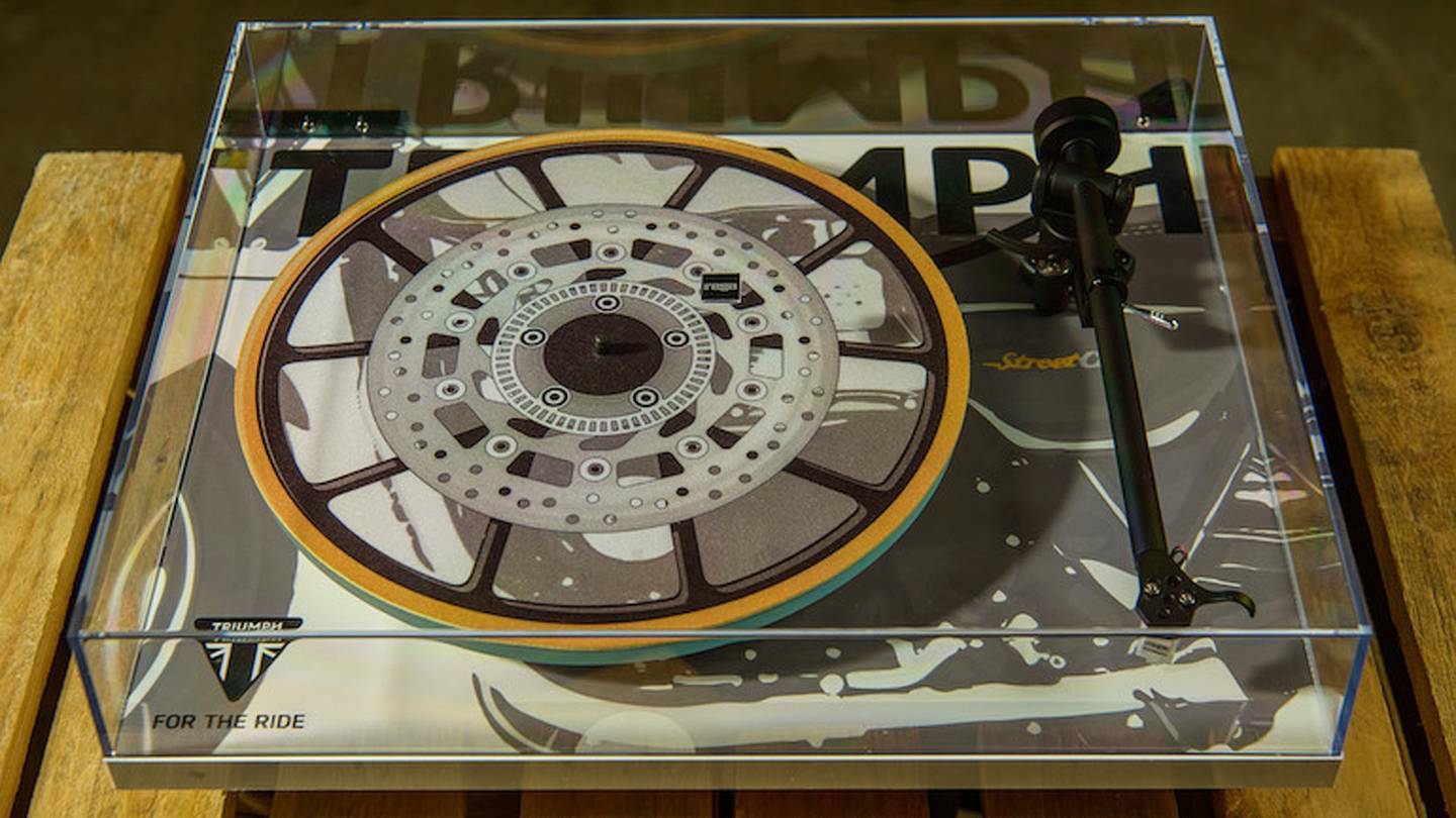 Triumph Presses Street Cup-Inspired Vinyl Record