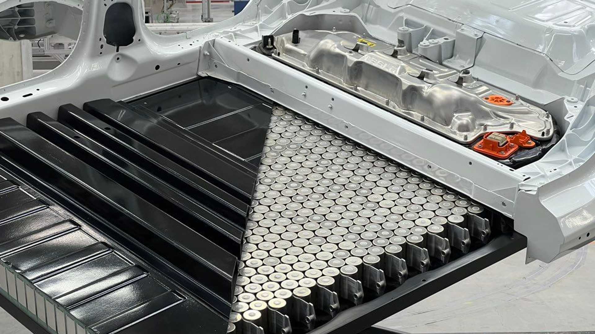Tesla Teases Giga Berlin Production 4680 Based Structural Battery Tesla Teases Giga Berlin Production 4680 Based Structural Battery