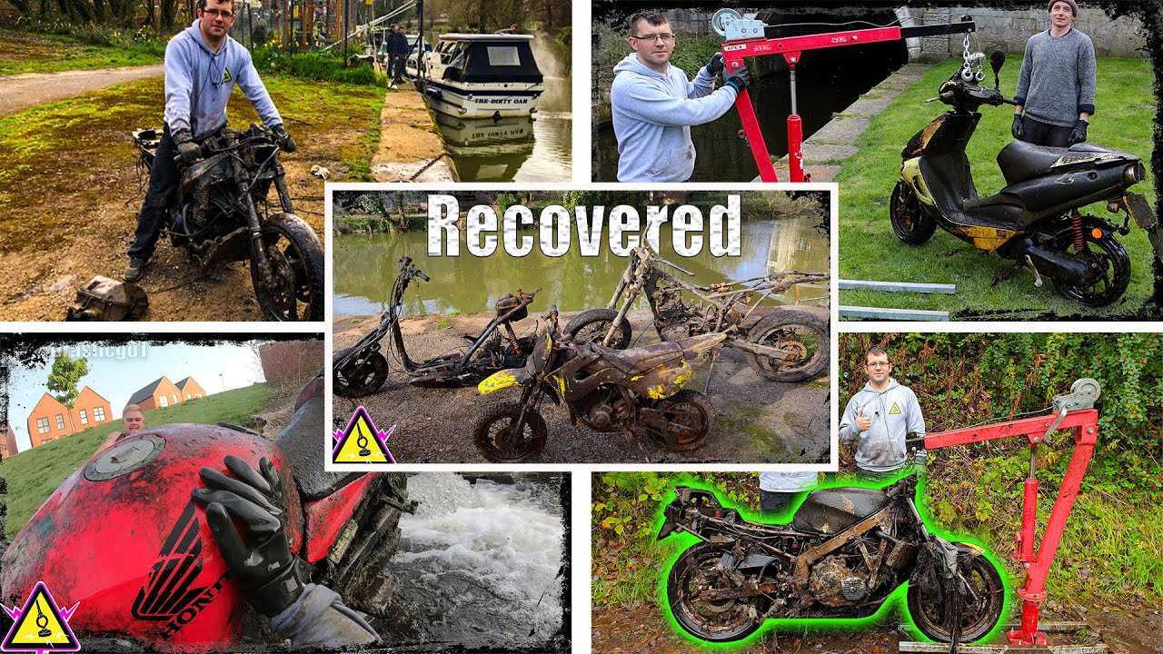 This Guy Pulls Stolen Motorcycles Out Of Canals For Fun